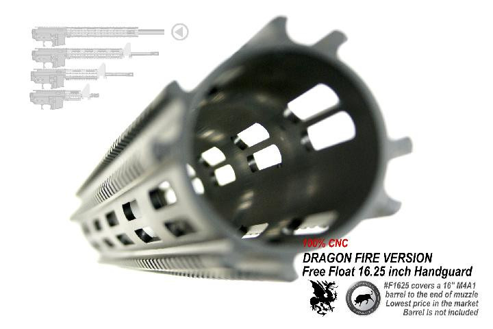 Dragon Fire 100% CNC Handguard Rail