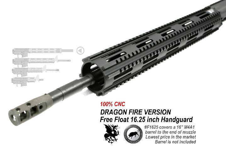 Dragon Fire 100% CNC Handguard Rail