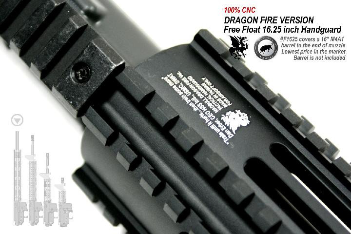 Dragon Fire 100% CNC Handguard Rail