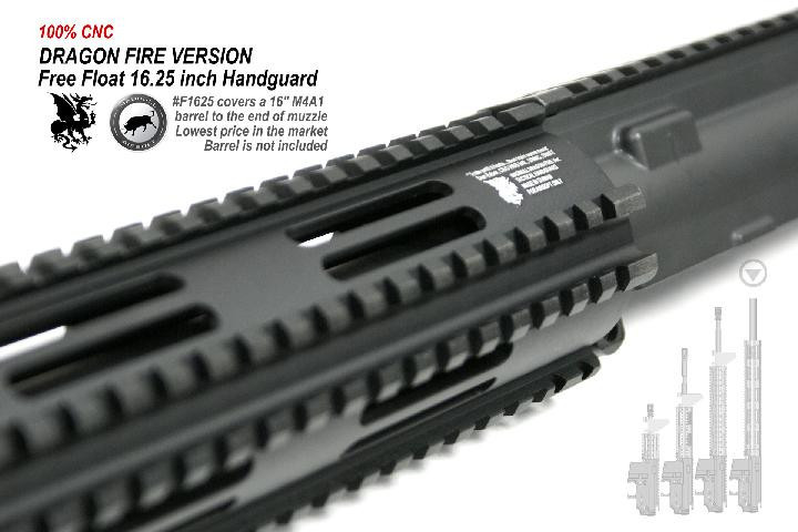 Dragon Fire 100% CNC Handguard Rail