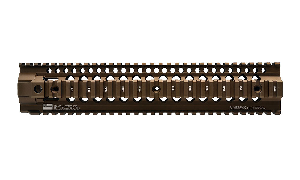 Daniel Defense Licensed OmegaX rail 7" / 9" / 12" Black or Tan