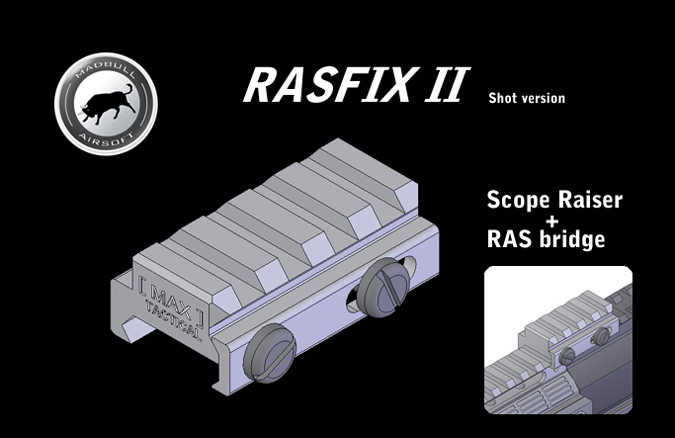 RASFIX Scope Riser Mount / Quick Aiming Device