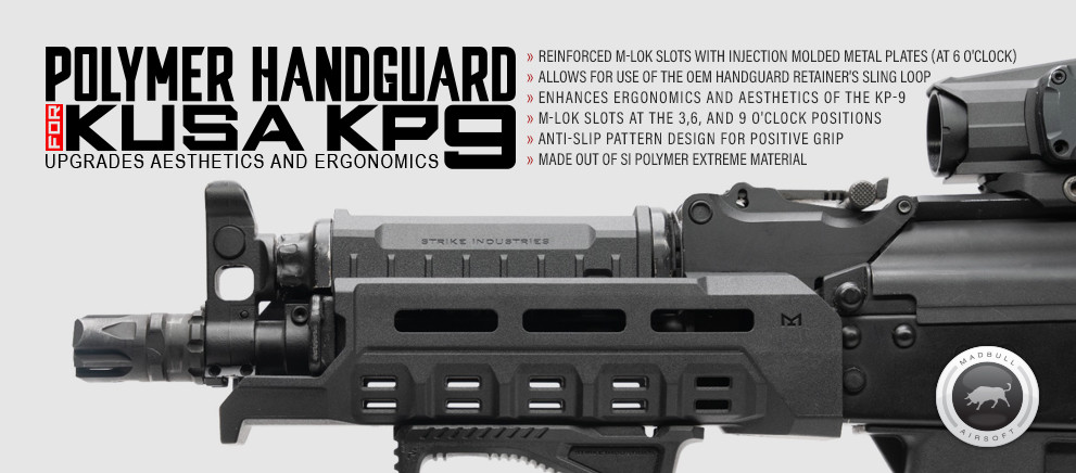 Strike KUSA Polymer Handguard for KP-9