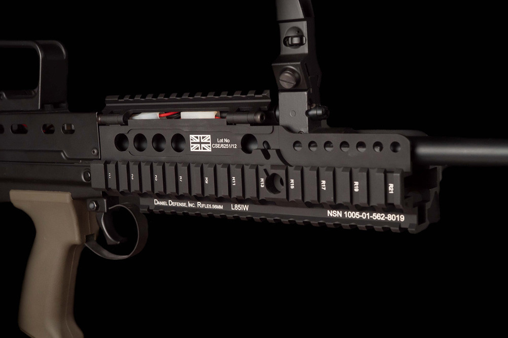Daniel Defense L85 Handguard Rail & Madbull DD rail adapter for ICS or WE